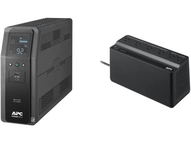 APC UPS, 1000VA Sine Wave UPS Battery Backup & Surge Protector ...