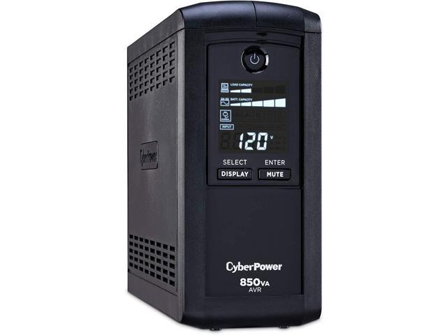 CyberPower CP1500AVRLCD Intelligent LCD UPS System, 1500VA/900W, 12 ...